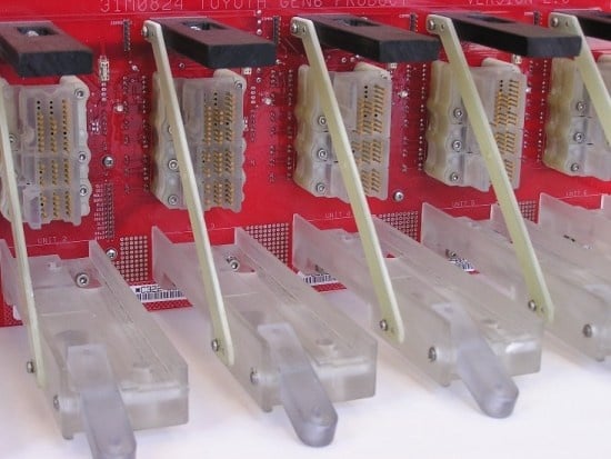 Custom Probe Blocks And Interface Circuitry For Burn-In Cart Fixtures